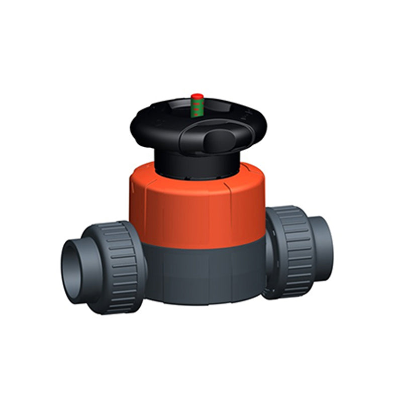 Georg Fischer | 32mm FPM , Diaphragm Valve Type 514 | Sch 80, PVC-U