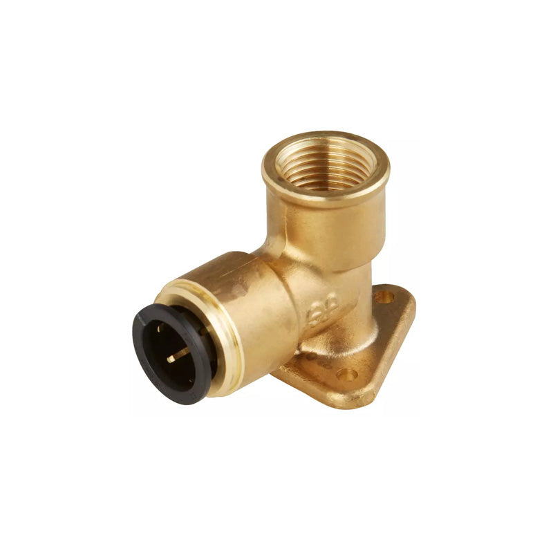 John Guest 22mm x 3/4" Brass Wingback Elbow – BSP Thread | Australia