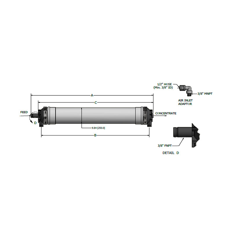 Hydranautics HYDRAcap® MAX40 Capillary Ultrafiltration (UF) Module