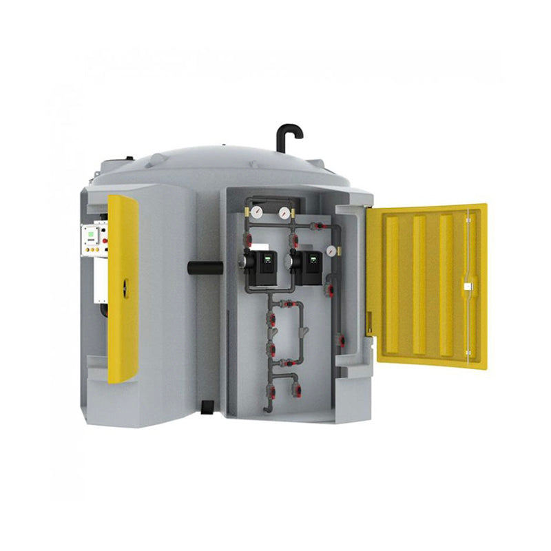 Polymaster 5000 Litre Self-Bunded Chemical Tank with Lockable Cabinet