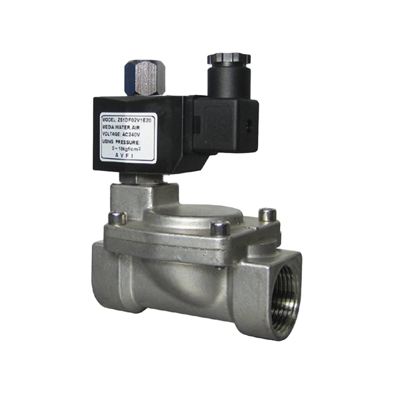 AVFI 50mm (DN50) Solenoid Valve - ASLP Series, Brass, Pilot Operated