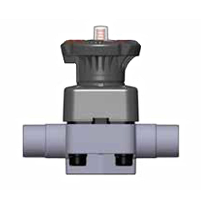 FIP 25 mm (DN25) | DIALOCK DKDV PVC-U Diaphragm Valve | EPDM