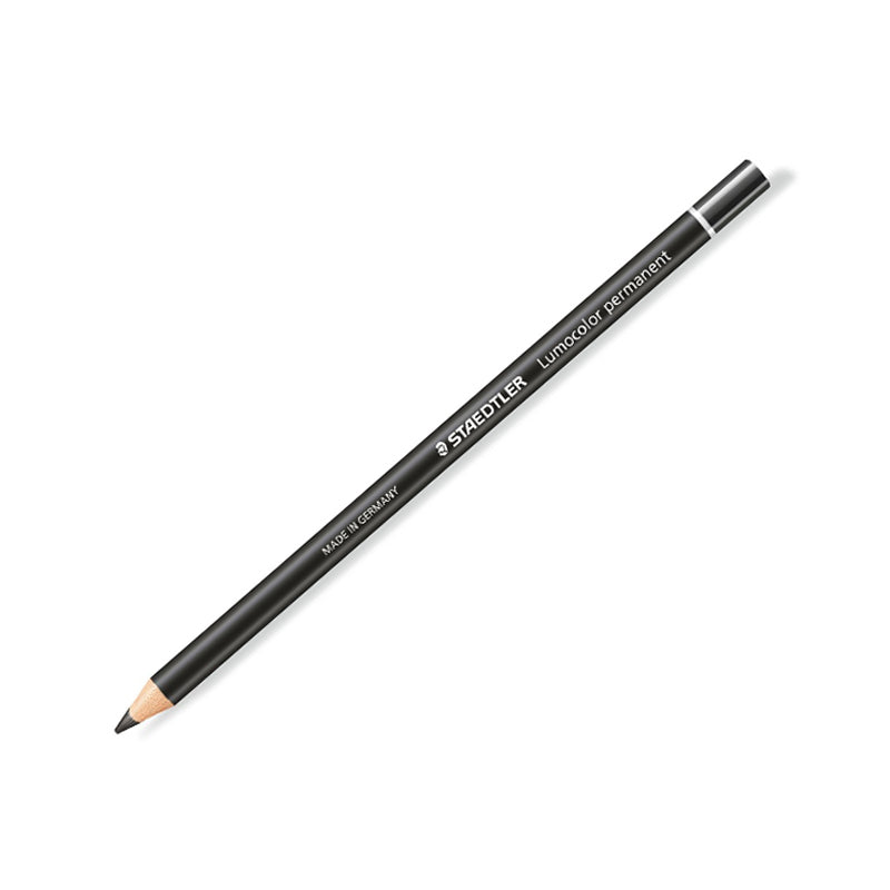 Lumocolor® Permanent Glasochrom Lab Marker - Black Pencil